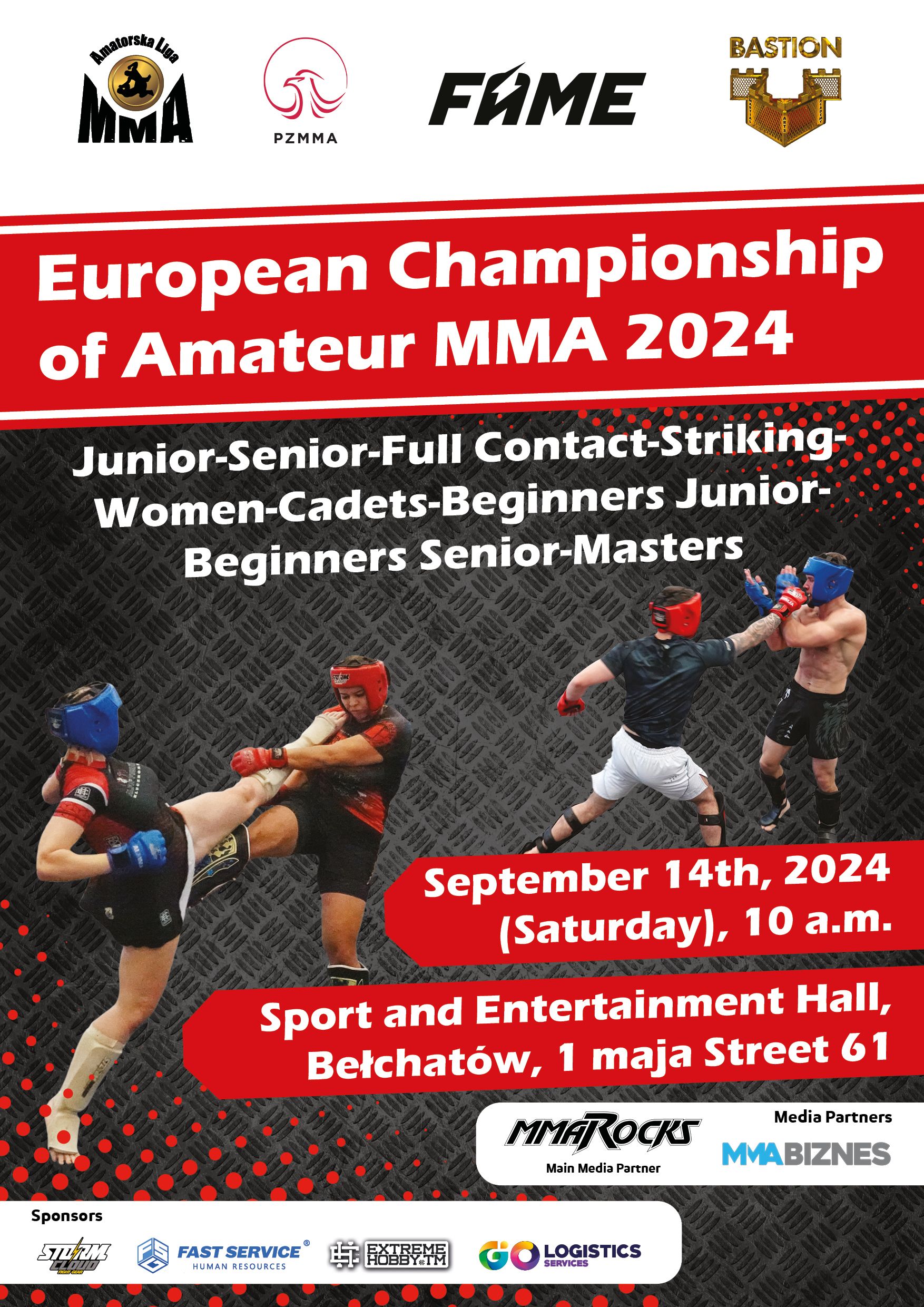 Mistrzostwa Europy Amatorskiego MMA 2024